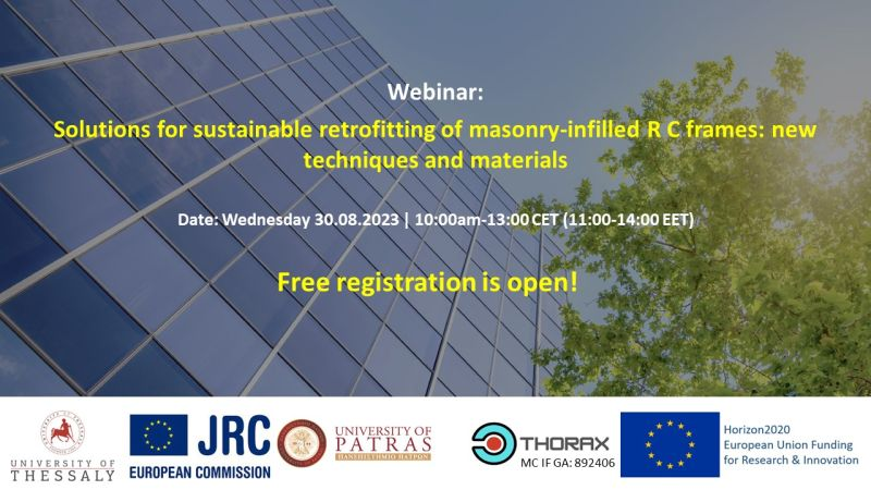 Webinar “Solutions for sustainable retrofitting of masonry-infilled RC ...